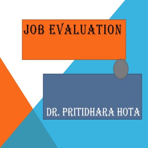 Job evaluation and grading methods | PDF