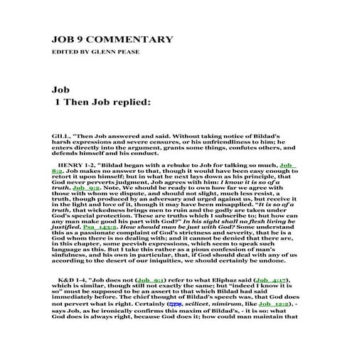 Job 9 commentary | PDF