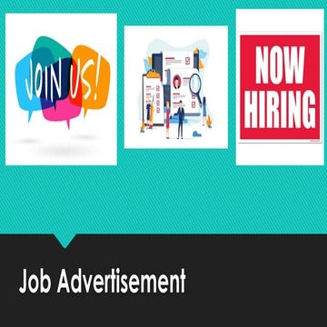 Creating an Interesting Job Advertisement.pptx