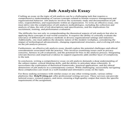 Job Analysis Essay.pdf