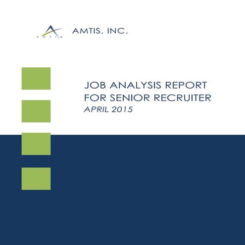 Job Analysis Project | PDF