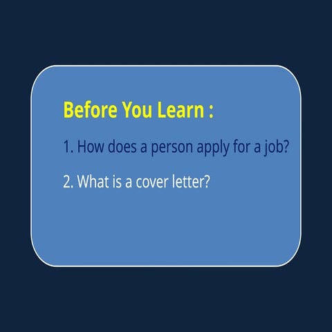 Job Applications for students and. .pptx