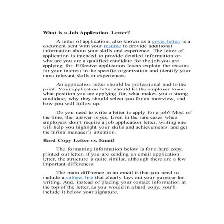 application letter | DOCX