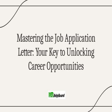 Job Application Letter, Application Letter Format | PPTX