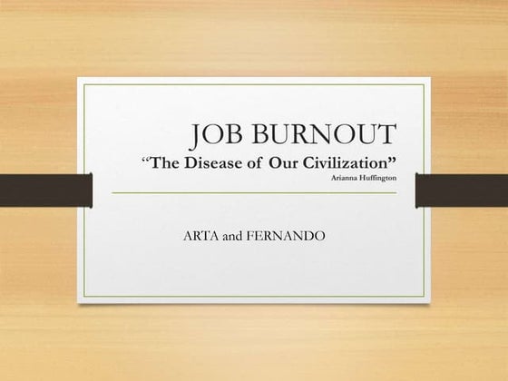 Burnout | PPT