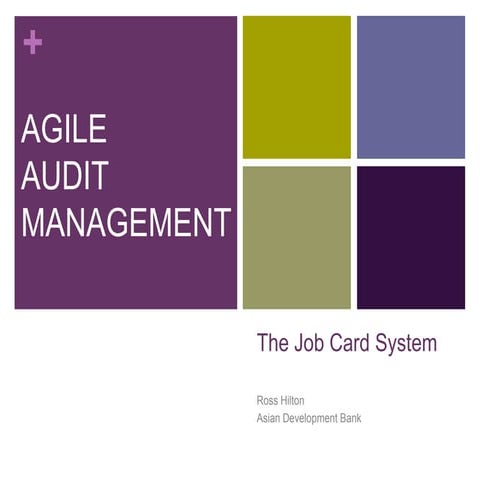 the Use of Job Cards to facilitate Audit management | PPTX | Technology ...