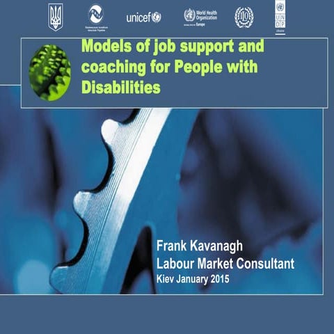 Job Support and Coaching for People with Disabilities - European ...