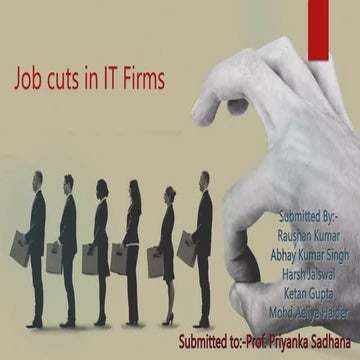 JobCutsPresentation.pptx the is about Job cuts in IT Firm | PPTX ...