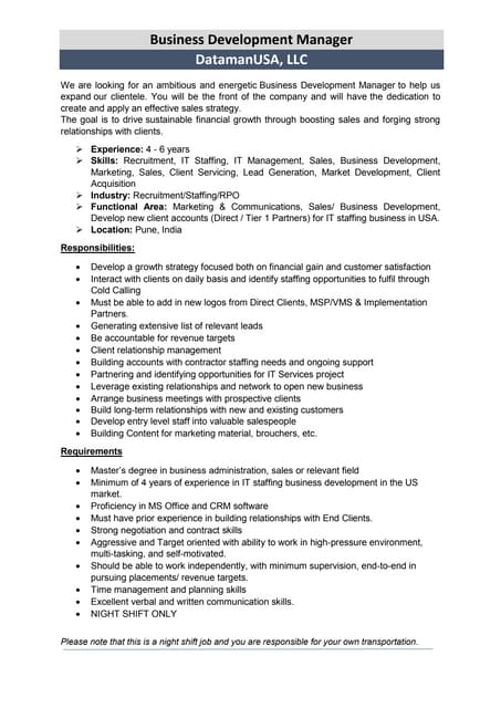 Business Development Manager PDF business-development-manager-pdf