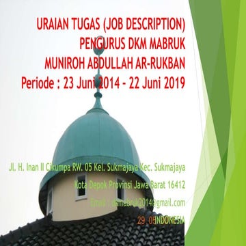 Contoh program kerja yayasan | DOCX