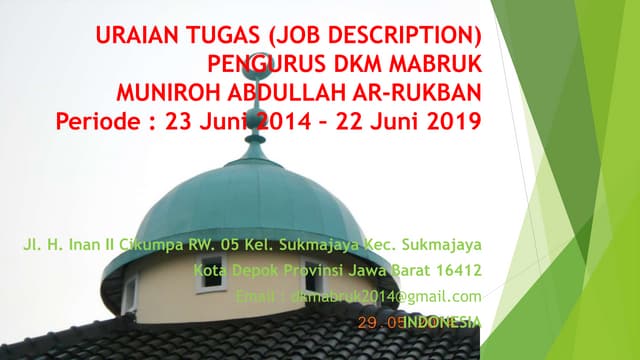 Contoh program kerja yayasan | DOCX