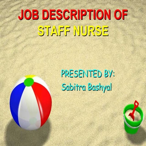Nursing Officer Job Description | PPTX