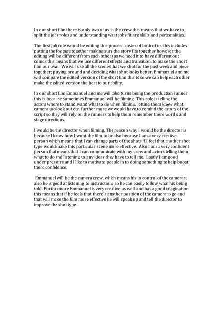 Evaluation rough edit | PDF