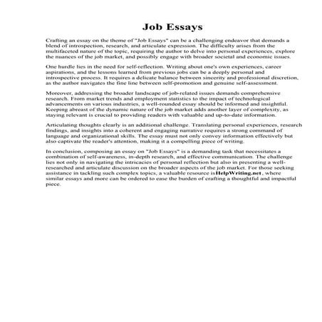 Job Essays.pdf