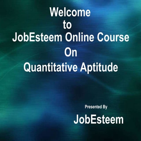 JobEsteem - chapter 1 - simplification | PPT