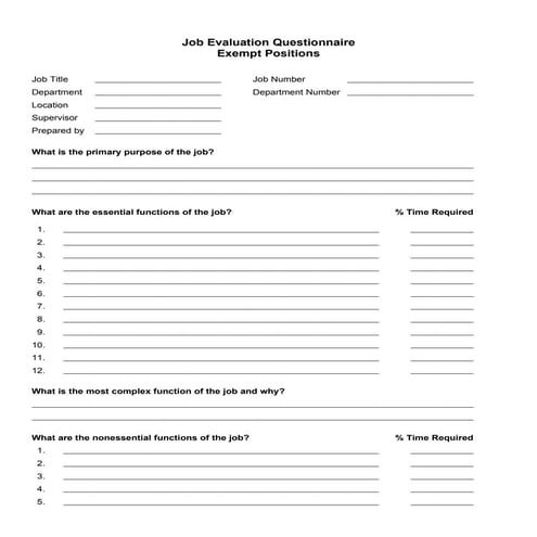 Job evalex | DOC