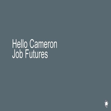 Job futures 120614 (v2) | PPT