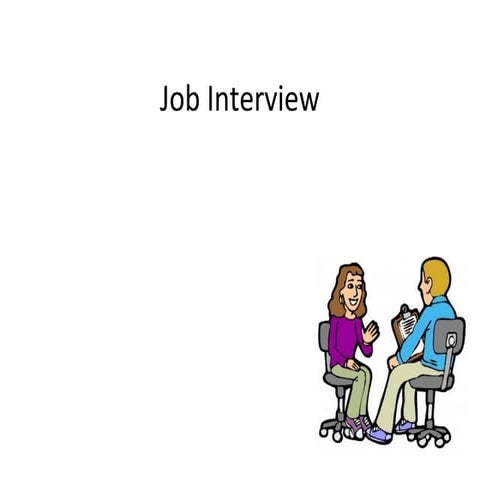 Job interview | PPT