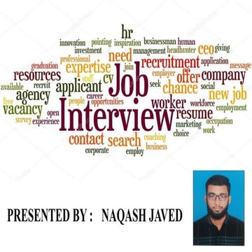 how to introduce yourself in a job interview | PPTX