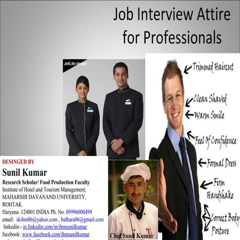 Job interview attire slide show | PPT