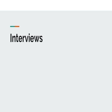 Job interviews | PPT