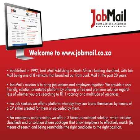 Job mail profile 3 | PPT