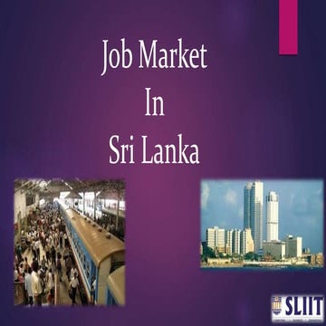 Job market in Sir Lanka | PPTX