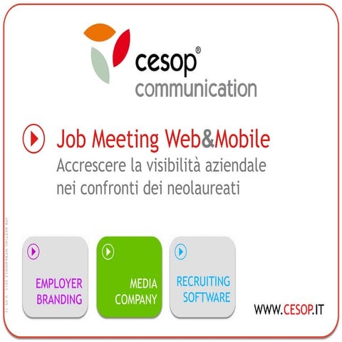 Technojobs - tutorial italiano | PPT