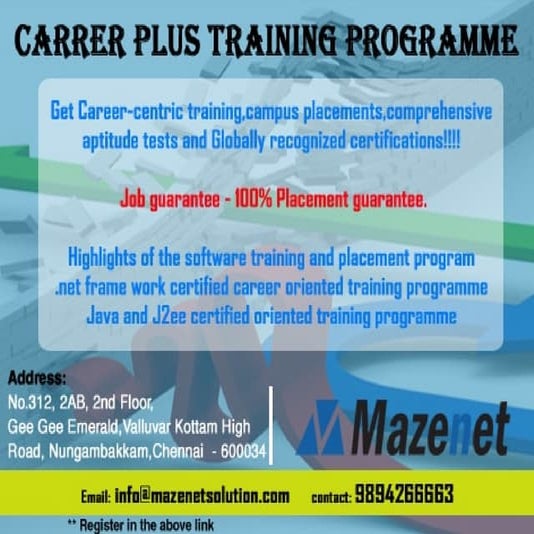 Job guarantee - 100% Placement guarantee. | PDF