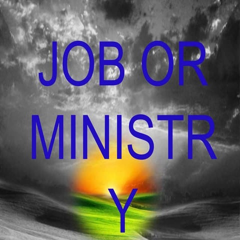Job or ministry presentation | PPT