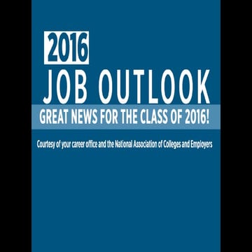 Job Outlook | PPTX