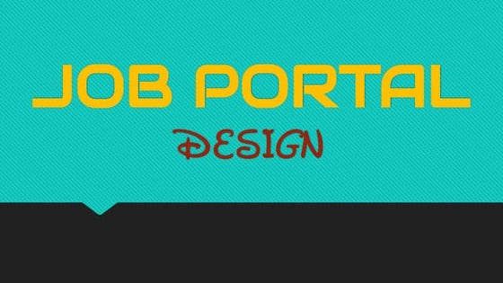 online job portal system | PDF