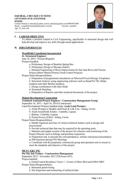 Paul Khawli Bilingual Engineer Resume | PDF