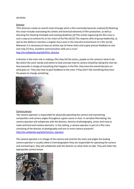 Defining job roles | PDF