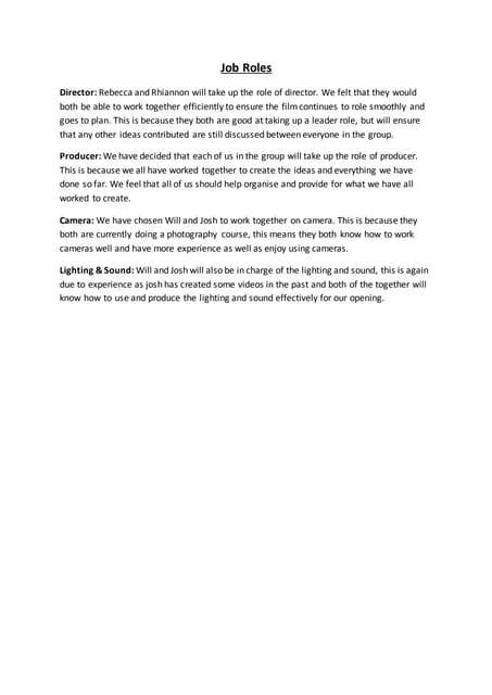 Comparison between preliminary task and main task | PPTX