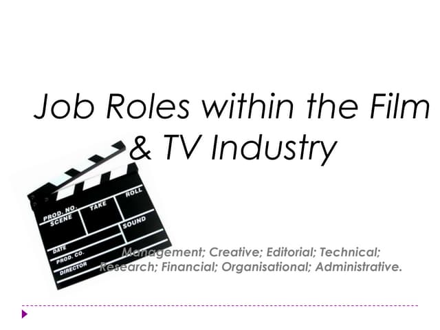 Sectors of the media industry | PPTX