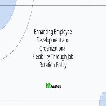 Job Rotation, Types and Purpose of Job Rotation | PPTX