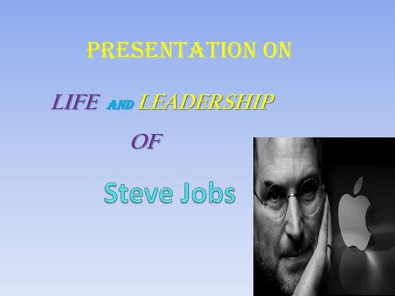 Steve Jobs Case Study | PPT