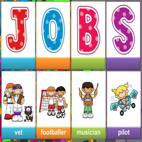 vocabulary - Jobs | PPTX