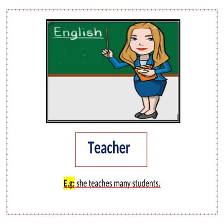 Jobs Flashcards in English with Examples and Exercises for Teachers ...