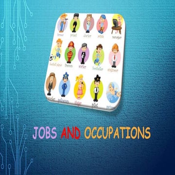 Jobs and occupations | PPT