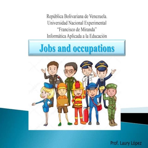 Jobs and occupations | PPTX