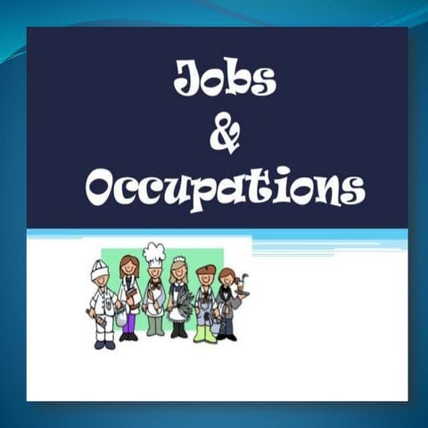 Jobs and classroom objects | PPT