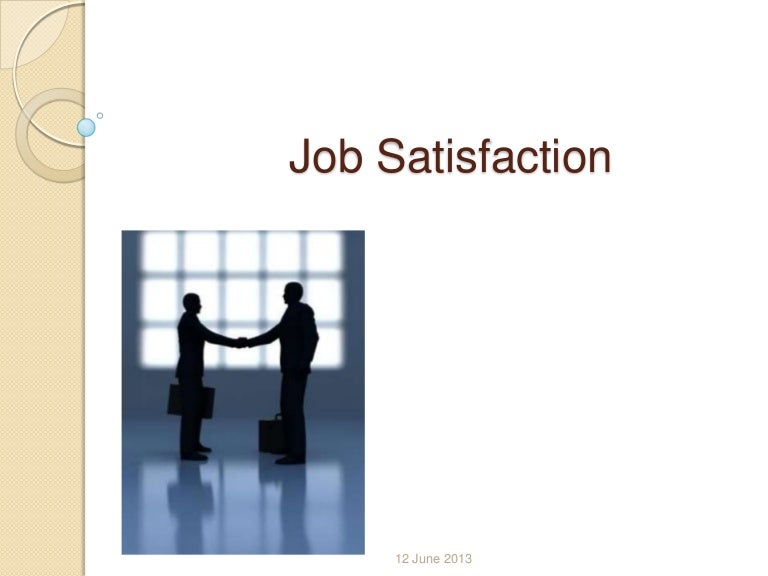 Job satisfaction