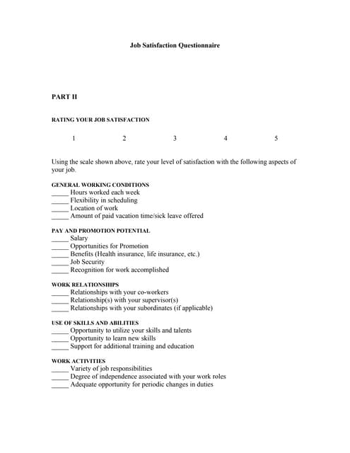 Questionnaire on Work Culture | DOC | Human Resources | Business