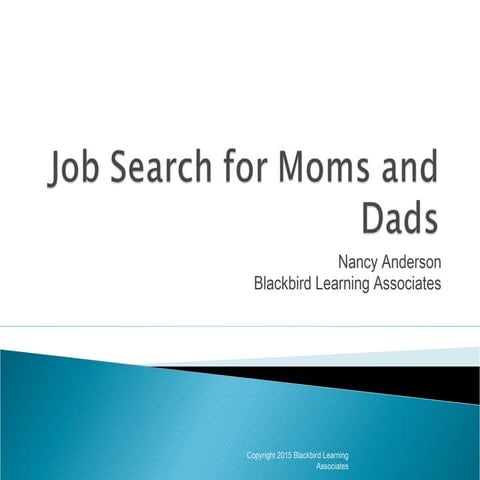 Job Search for Moms and Dads | PPT