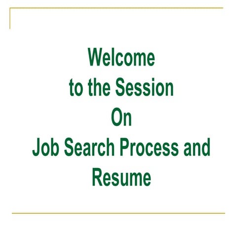 Job Searching and resume.ppt