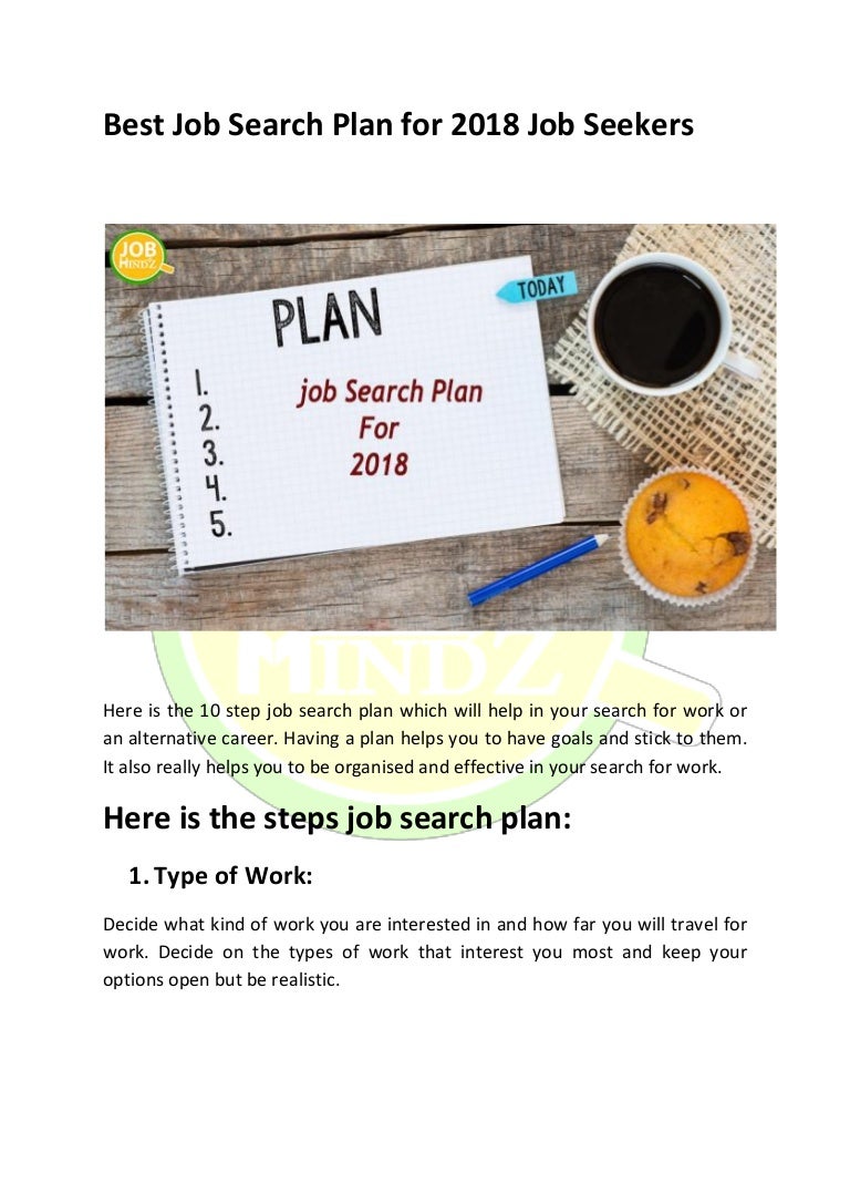 Job Search Plan job-search-plan