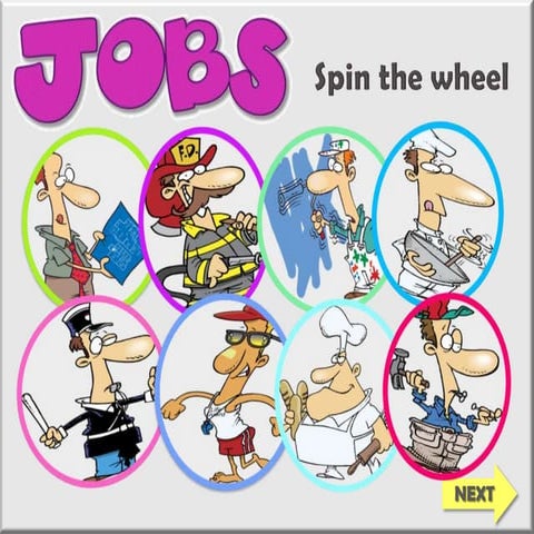 Jobs spin the wheel | PPT