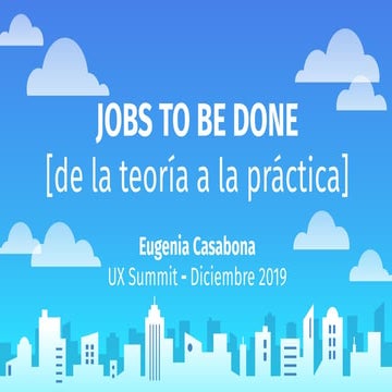 Jobs to be done | PDF